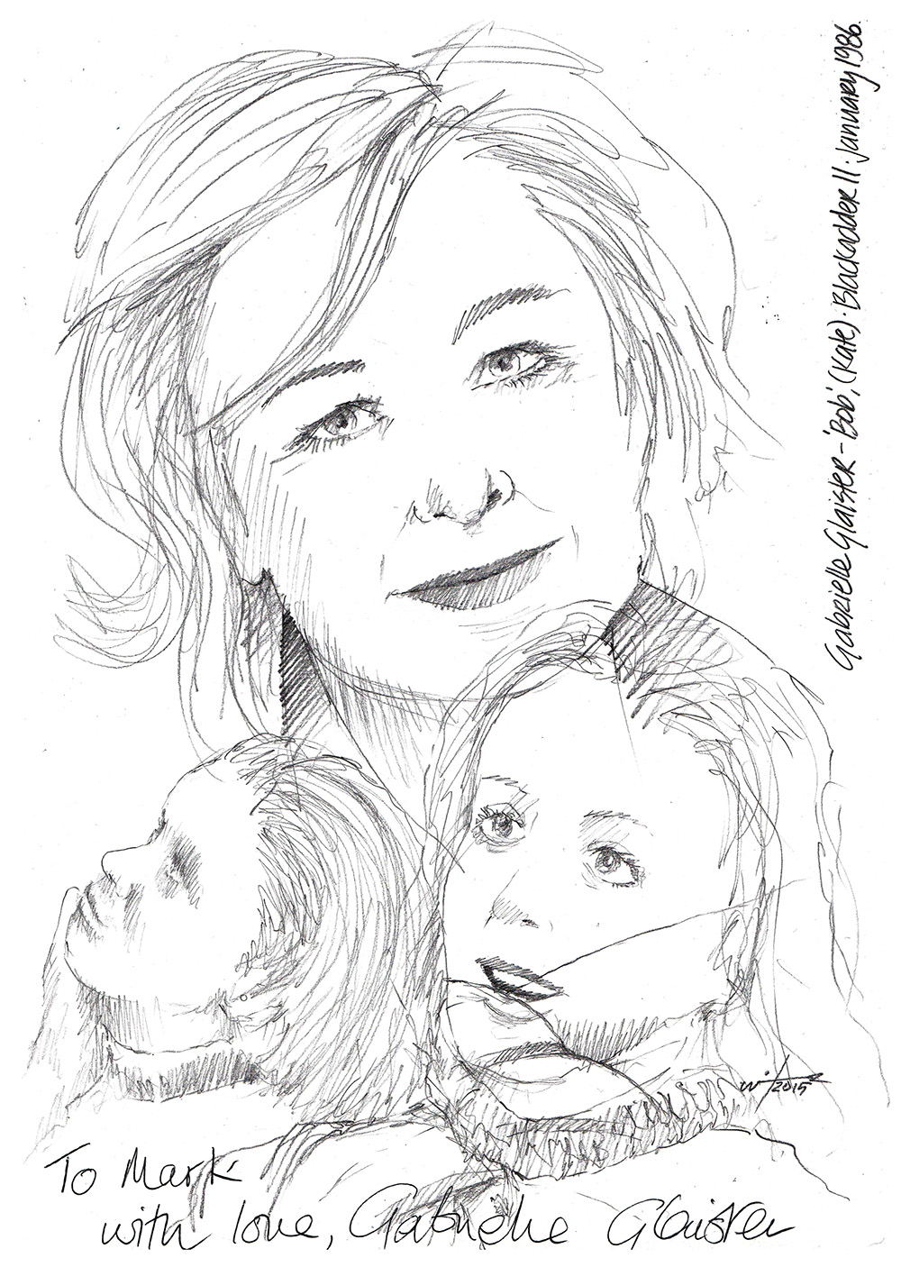 Drawing: Blackadder’s BOB (Gabrielle Glaister sketch) | ChicanePictures