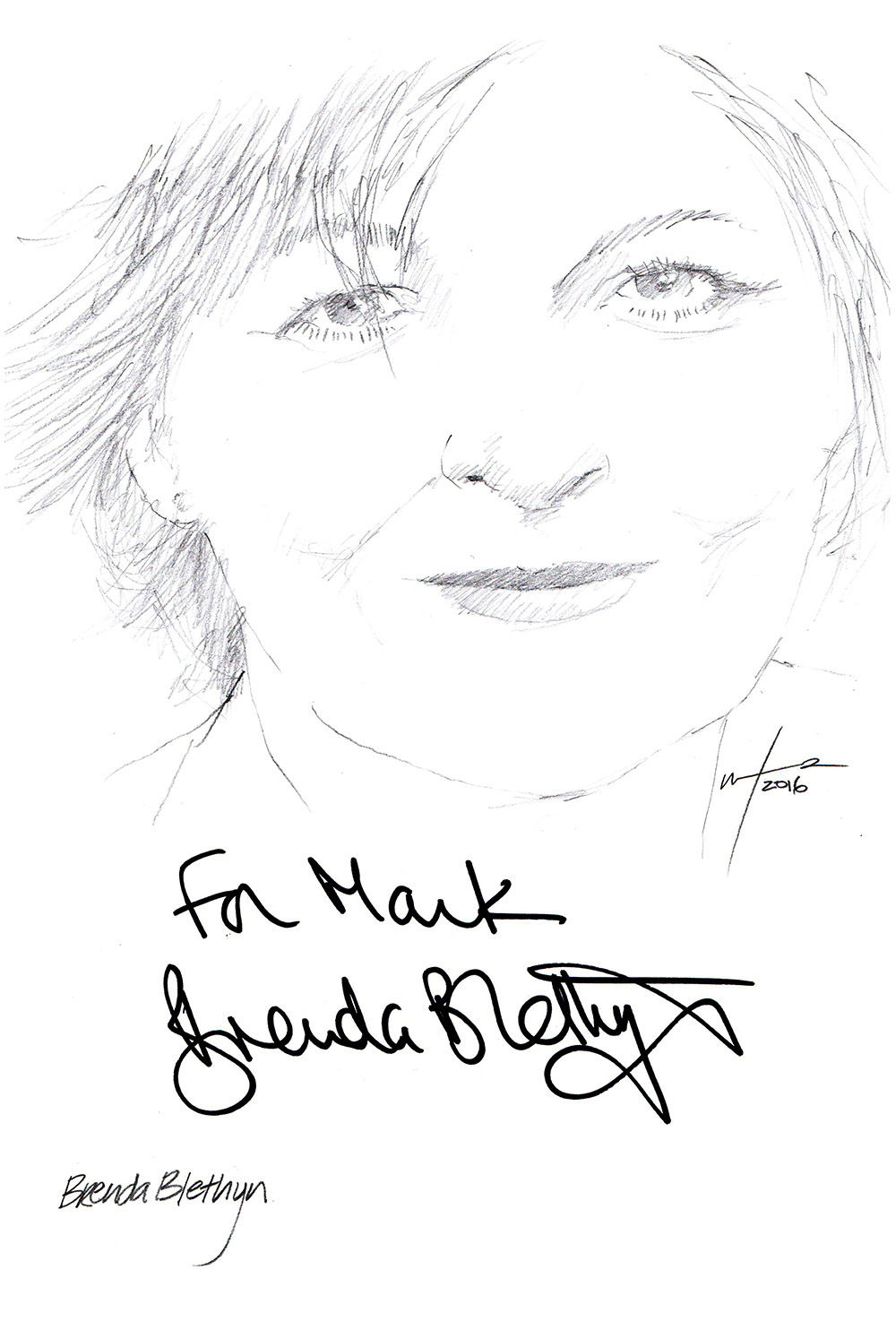 Drawing: Brenda Blethyn | ChicanePictures