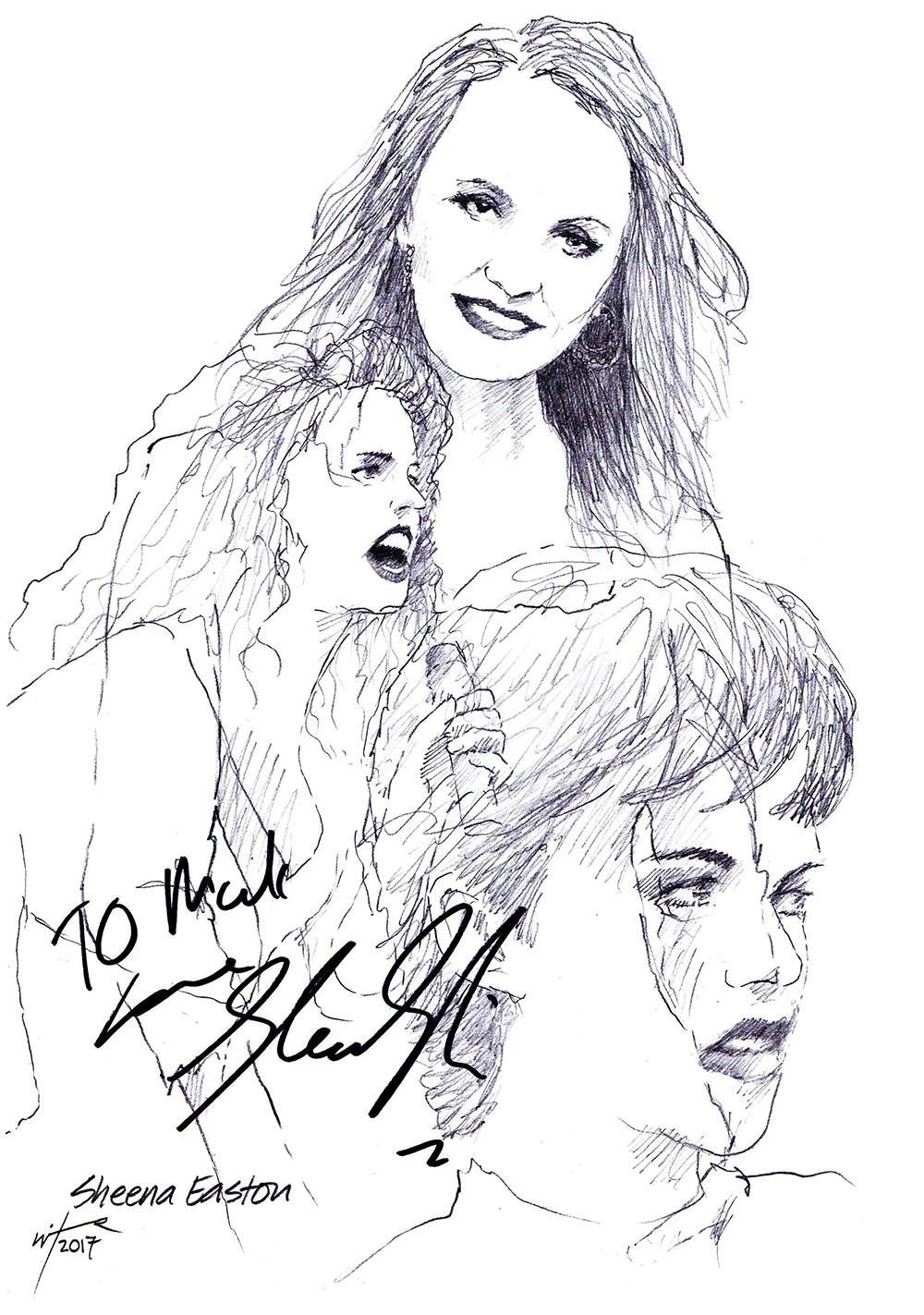 Drawing: Sheena Easton | ChicanePictures