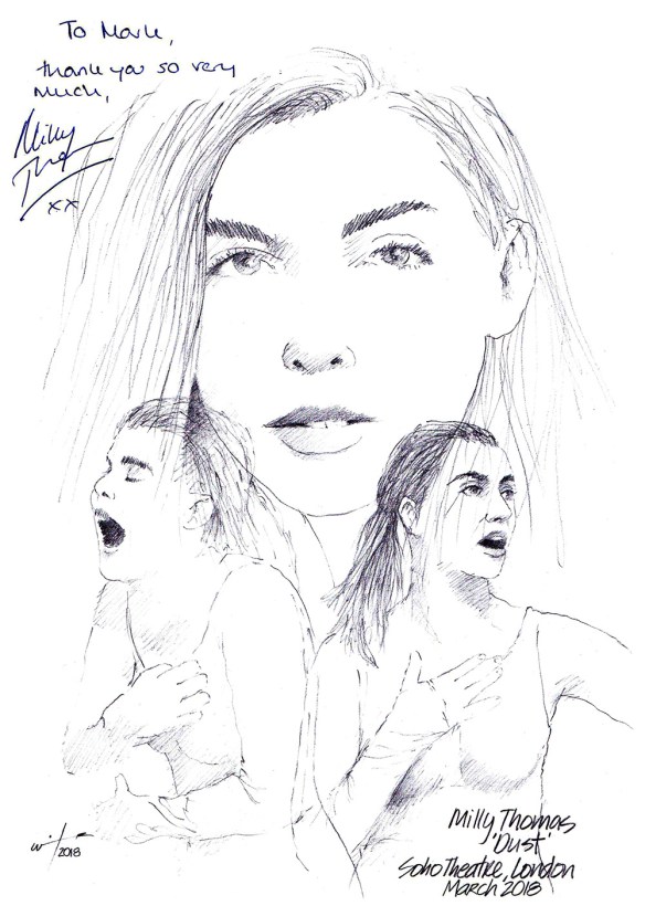 Drawing: Milly Thomas in Dust | ChicanePictures