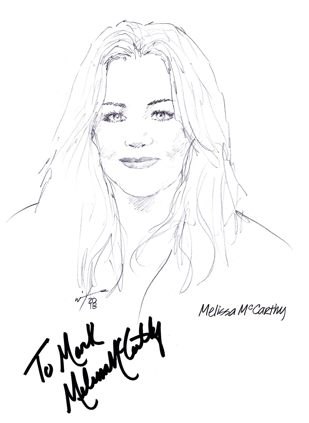 Drawing: Melissa McCarthy | ChicanePictures
