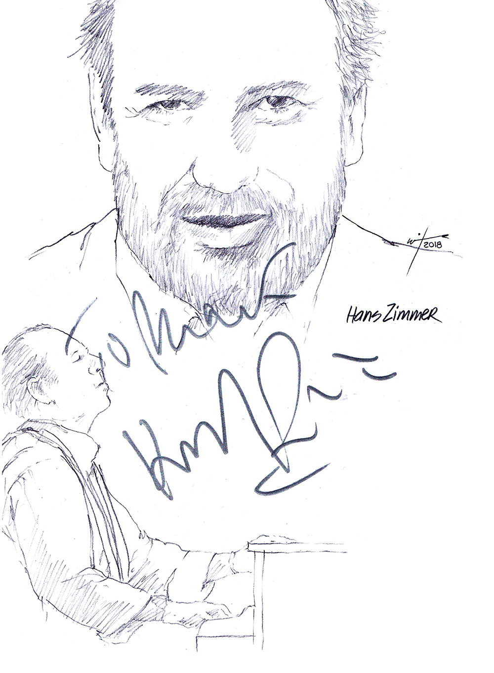 Drawing: Hans Zimmer | ChicanePictures